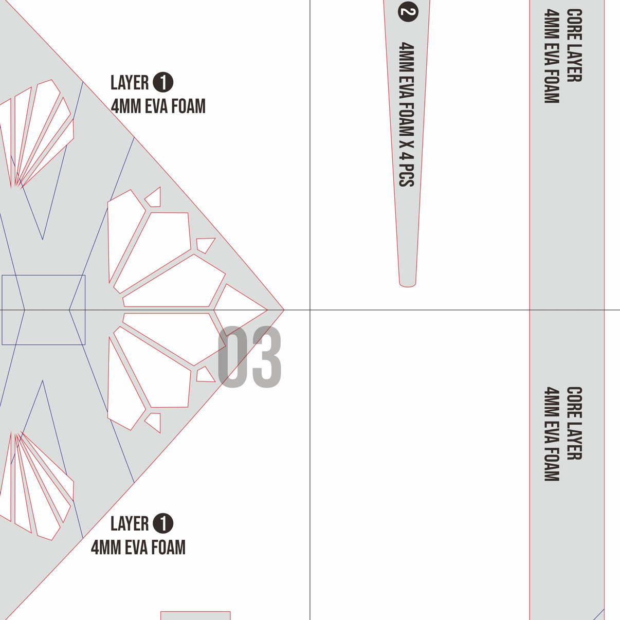Avatar Suki's Headband Prop Pattern Template – EVA Foam Pattern for Co ...