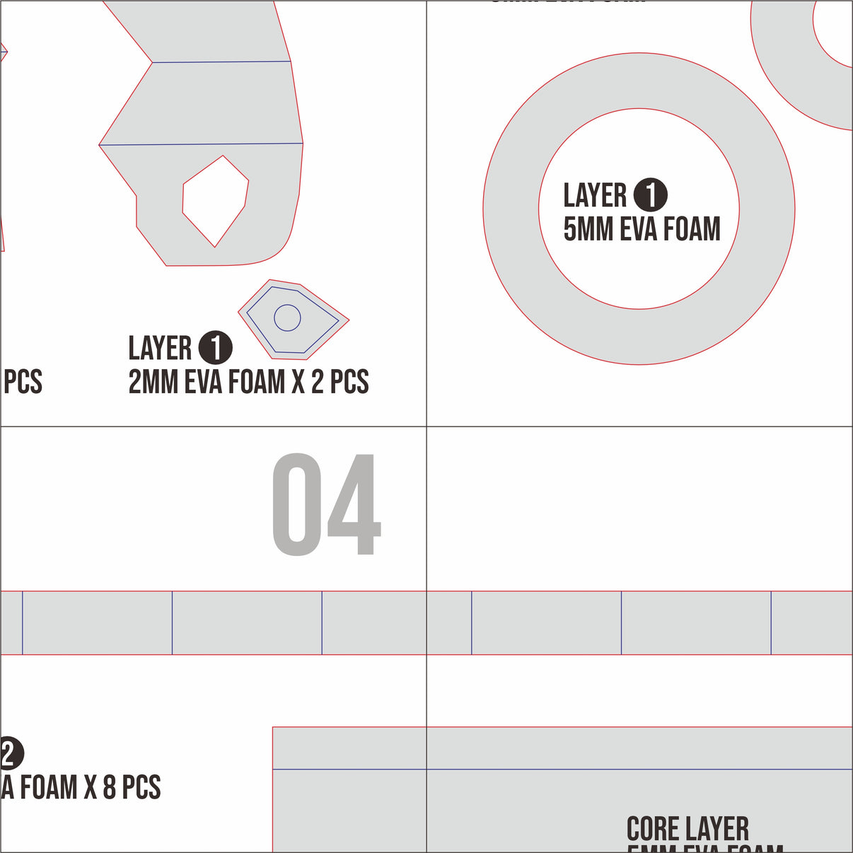 Jinx Grenade Prop Pattern Template – EVA Foam Pattern for Cosplay & DI ...