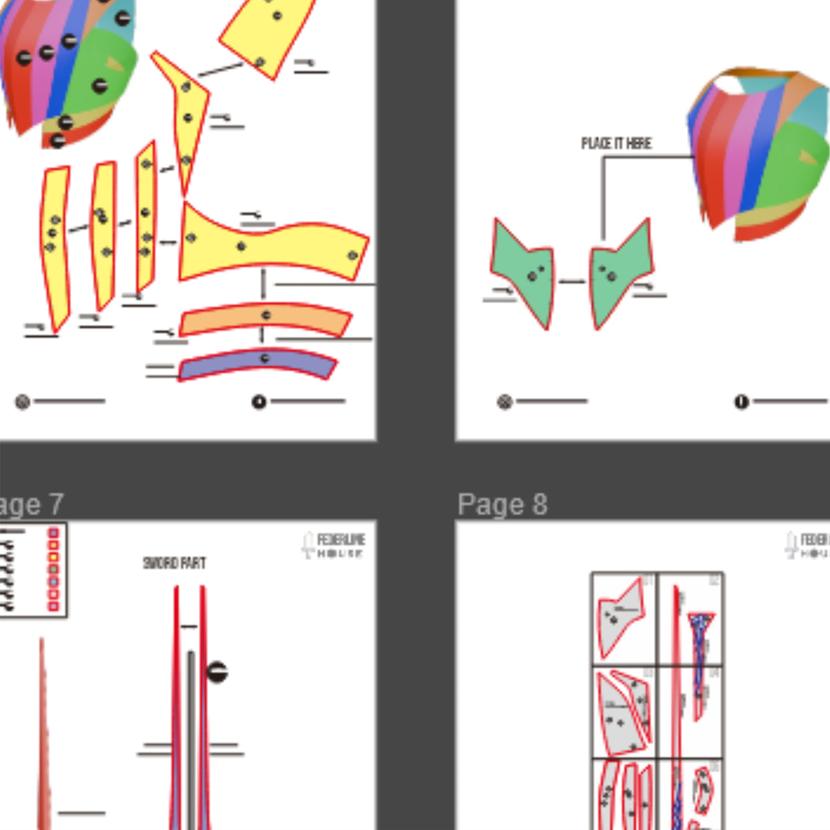 Pure Vessel Armor and Sword Prop Pattern Template – EVA Foam Pattern f ...