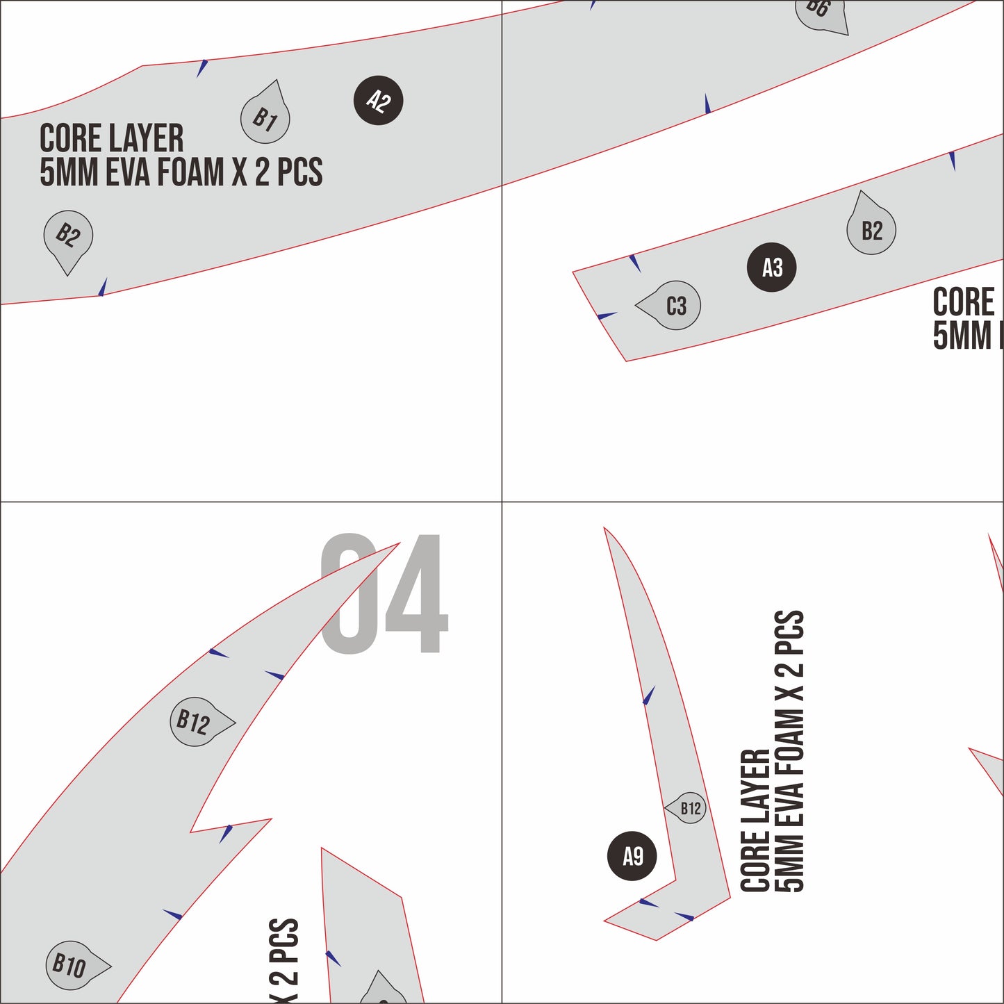 Pure Vessel Helmet Prop Pattern Template – EVA Foam Pattern for Cospla ...