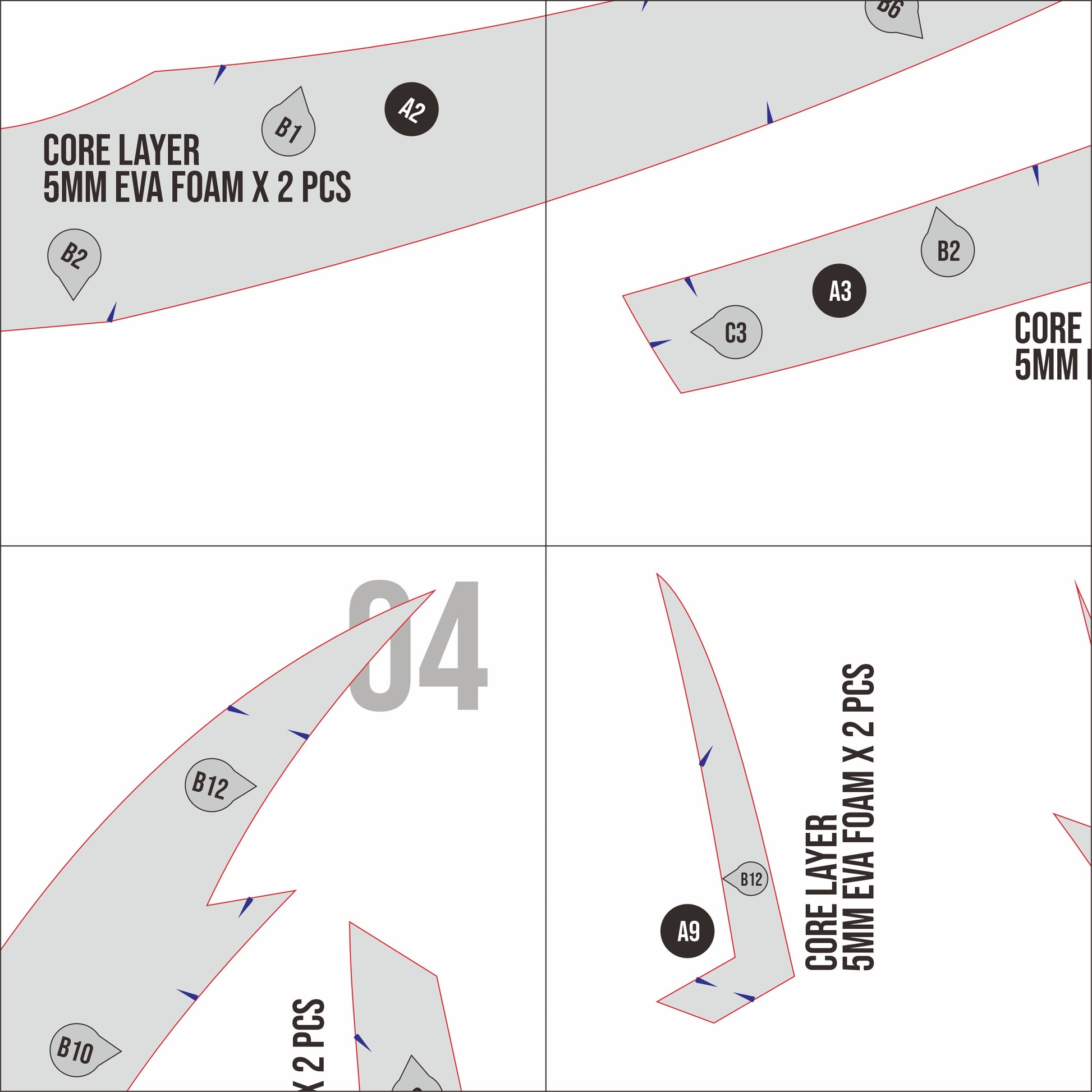 Pure Vessel Helmet Prop Pattern Template – EVA Foam Pattern for Cospla ...